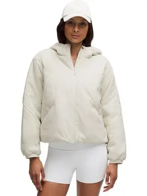 Lululemon Lululemon Water-Resistant Insulated Hooded Jacket Bone