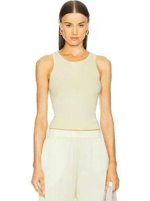 Sablyn Jameela Racerback Tank Top - Pale Citron