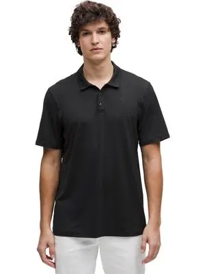 Lululemon Logo Sport Polo Short Sleeve - Black