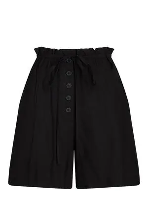 A.emery A.EMERY Cora Belted Twill Shorts Black