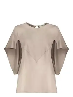 Fendi Silk Blouse - Neutrals