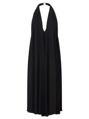 Jacquemus Halterneck Midi Dress - Black