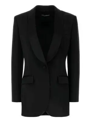 Dolce & Gabbana Single-breasted Blazer - Black
