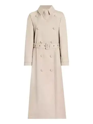 Dolce & Gabbana Long Trench Coat - Neutrals