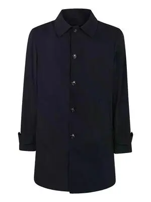 BARBA NAPOLI Wool Coat - Blue