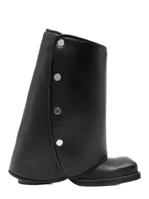 GMBH 80mm Emrik High Shaft Gaiter Boots - Black