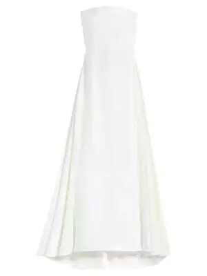 Jacquemus Strapless Maxi Dress - White