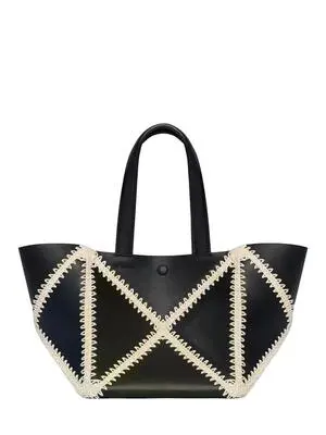 Nanushka Origami Tote Bag - Black