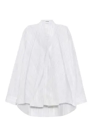 HED MAYNER Striped Shirt - White
