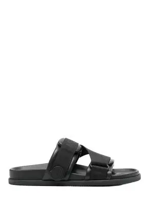 Moncler Touch-strap Sandals - Black