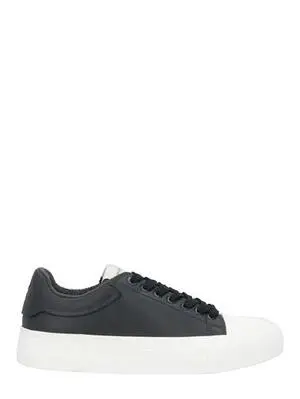 Emporio Armani Leather Low-top Sneakers - Blue