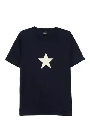 AGNES B. Star Printed T-shirt Blue