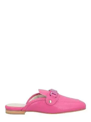 BALDININI Leather Mules - Magenta