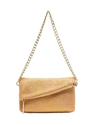 Liu Jo Rhinestone-embellished Shoulder Bag - Brown