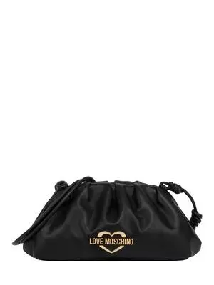 Moschino Logo-plaque Crossbody Bag - Black