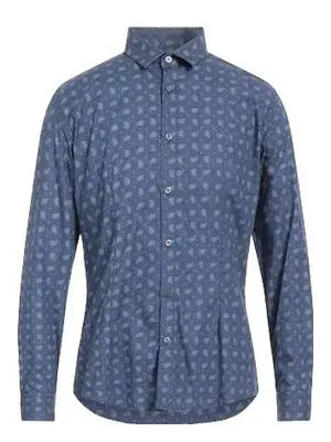 DANIELE ALESSANDRINI Shirt Size Cotton - Blue