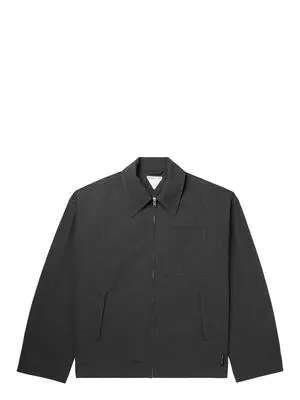 Bottega Veneta Cotton-faille Blouson Jacket - Black