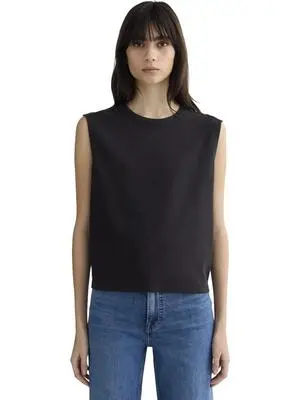 Everlane Cotton Linen Muscle T-shirt - Black