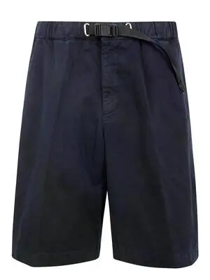 WHITE SAND Cotton Bermuda Shorts - Blue