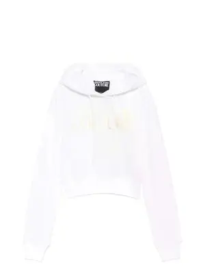 Versace Logo-print Hoodie - White