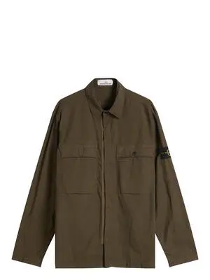 Stone Island Tela Paracadute Shirt Jacket - Military Green