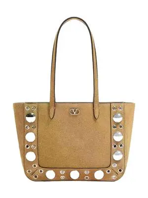 Valentino Garavani Mini Nellcôte Tote - Neutrals
