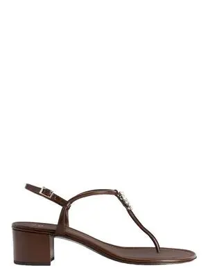 GIUSEPPE ZANOTTI Moonlie 40 Thong Sandals - Brown