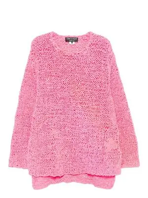 Comme Des Garçons Cotton Sweater - Pink