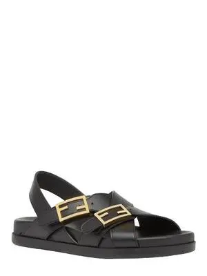 Fendi Feel Slingback Sandal - F0qa1 Nero