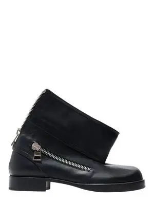 JW Anderson Leather Ankle Boots - Black