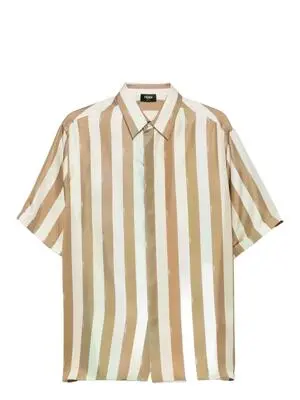 Fendi Silk Shirt - Neutrals