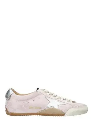 GOLDEN GOOSE True-star Suede Low-top Trainers - Pink Comb