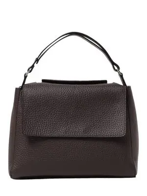 Orciani Orciani Leather Shoulder Bag Dark