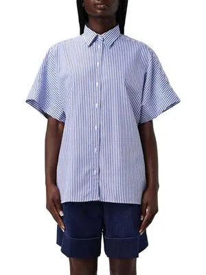 FAY Striped Shirt - Blue