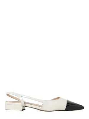 ANNA F. Ballet Flat - White