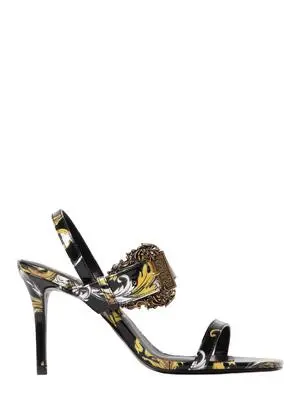 Versace Heeled Sandal - Black