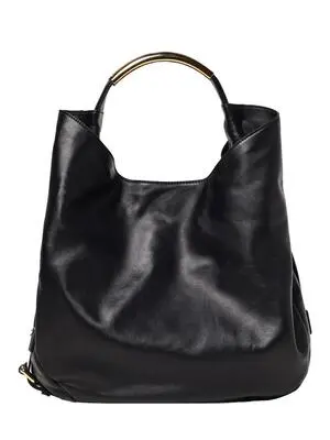 Moschino Leather Tote Bag - Black