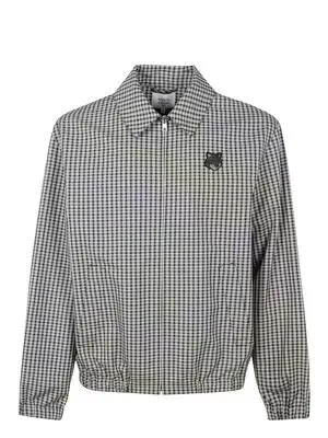 Maison Kitsuné Checked Shirt Jacket - Grey