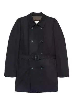 Herno Cotton Trench Coat - Blue