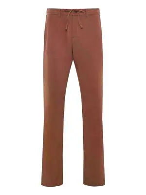 Canali Straight-leg Trousers - Brown