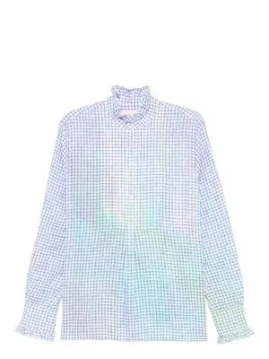 Valentino Garavani Check-pattern Shirt - Blue