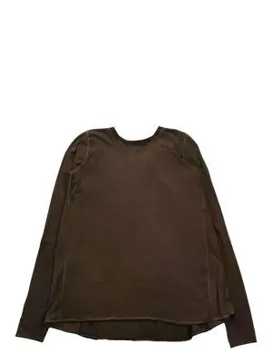 UMA WANG Panelled T-shirt - Brown