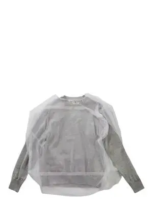 Comme Des Garçons Comme Des Garçons Layered Sweatshirt Neutrals
