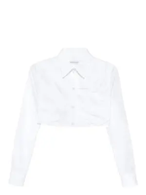 VIKTOR & ROLF Viktor & Rolf Pleated Cropped Shirt