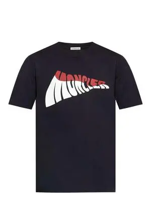 Moncler Logo-print T-shirt - Blue
