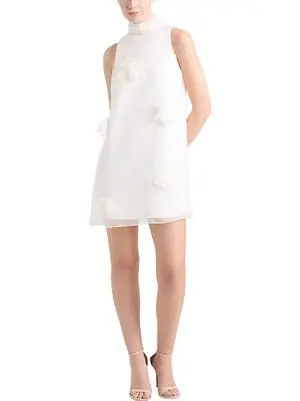 Cinq À Sept Sylvia Silk Mini Dress - Ivory