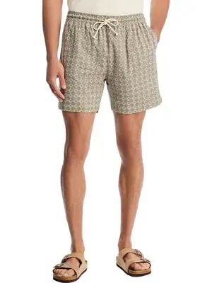 Rails Aries 6" Shorts - Diamond Oat Olive