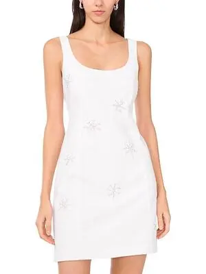 1.State Embellished Mini Dress - Ultra White