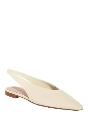 Bottega Veneta Sofia Slingback Flats - Sand