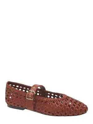 Madewell The Remy Mary Jane Flat - Dusty Redwood